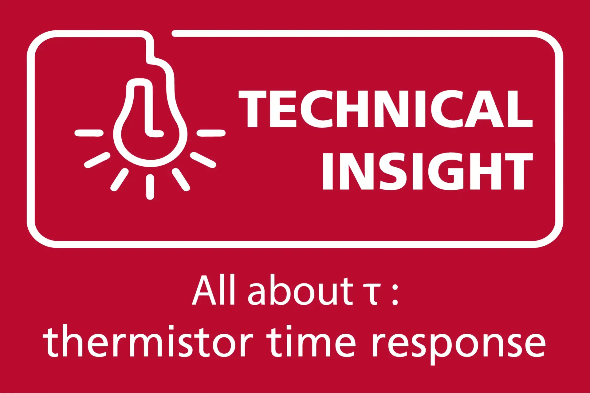 Thermistor time response: what is it and why is it important? – RBR